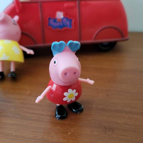 Peppa Pig | Toys | Peppa Pig Red Car With Mama George Peppa Pig Minor ...